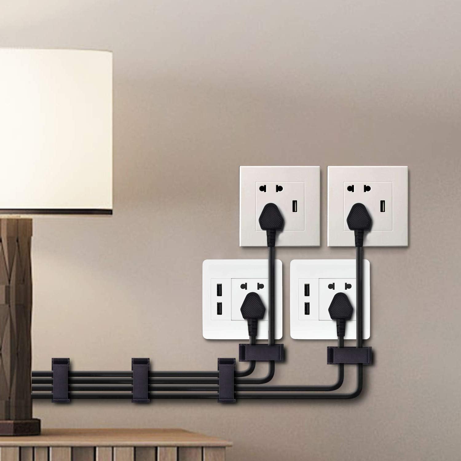 Set 5 clipsuri, Sunmostar, autoadezive de gestionare a cablurilor ...