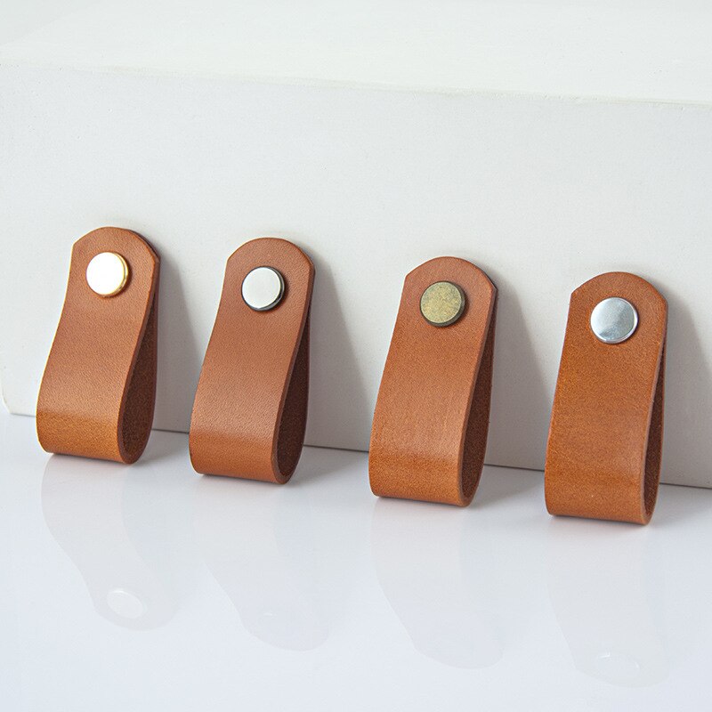 Set 4 manere mobilier, Sunmostar, Piele, Maro - eMAG.ro