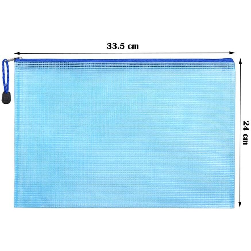 Set 5 x Husa pentru documente A4, Sunmostar, Plastic, 33.5x24 cm ...