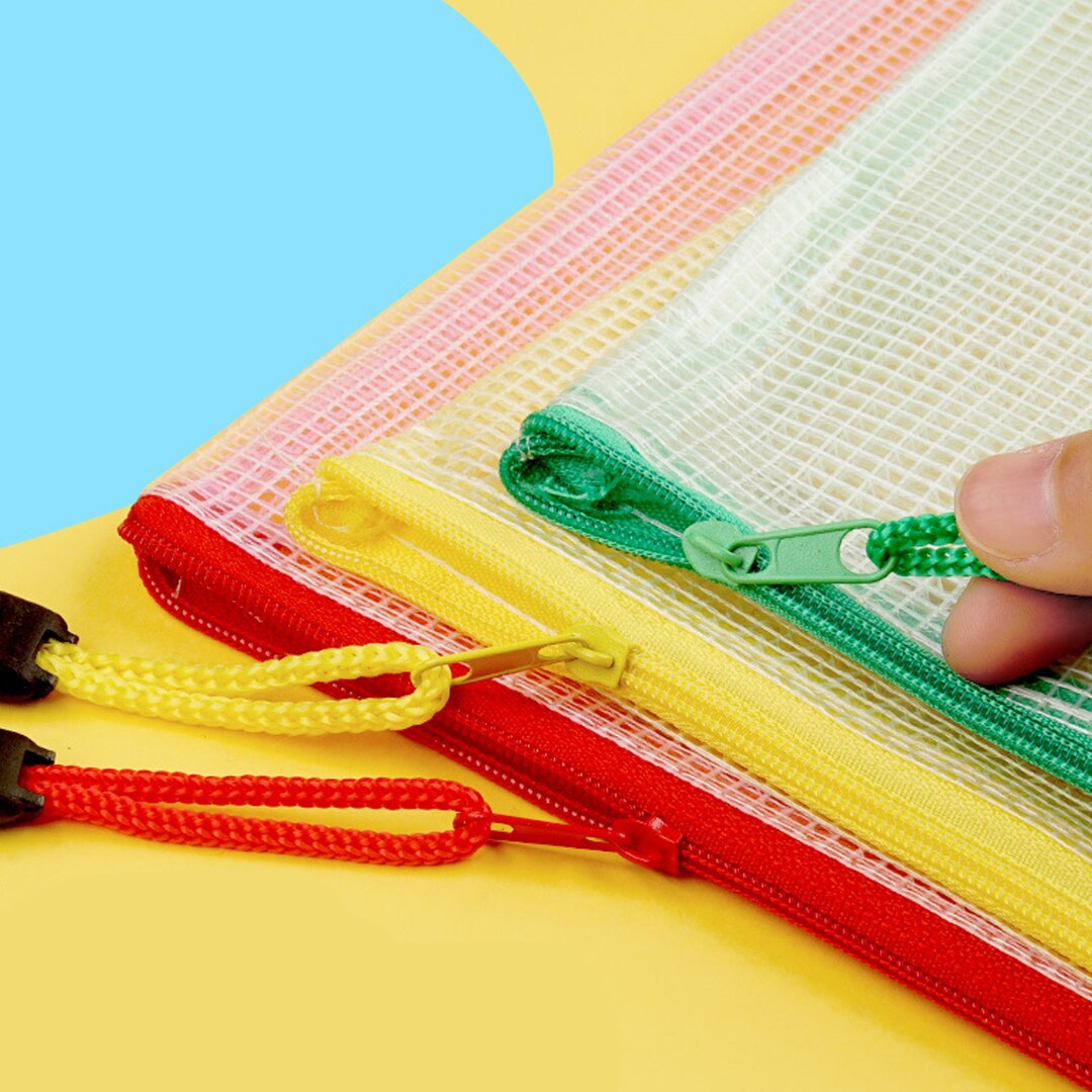 Set 5 x Husa pentru documente A4, Sunmostar, Plastic, 33.5x24 cm ...