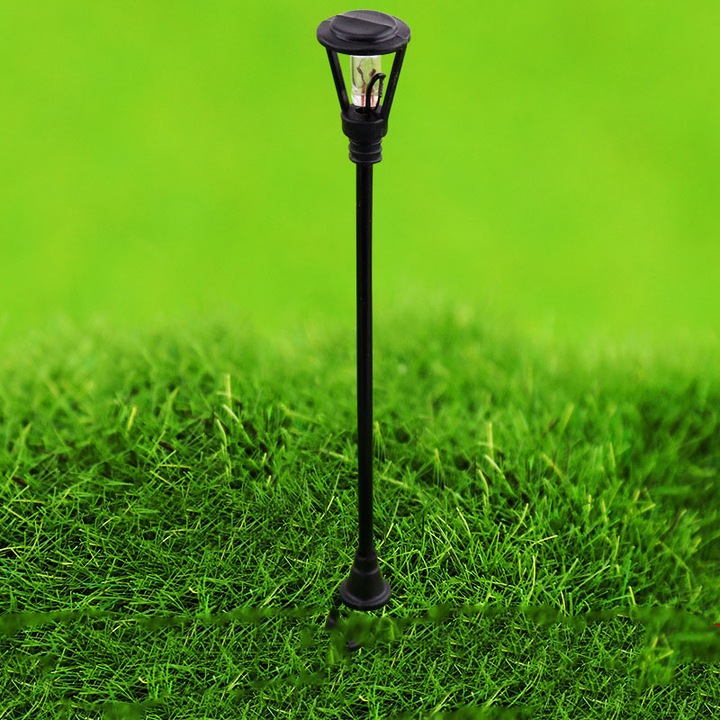 Set 2 lampi de gradina, LLWL, Miniatura, Negru - eMAG.ro