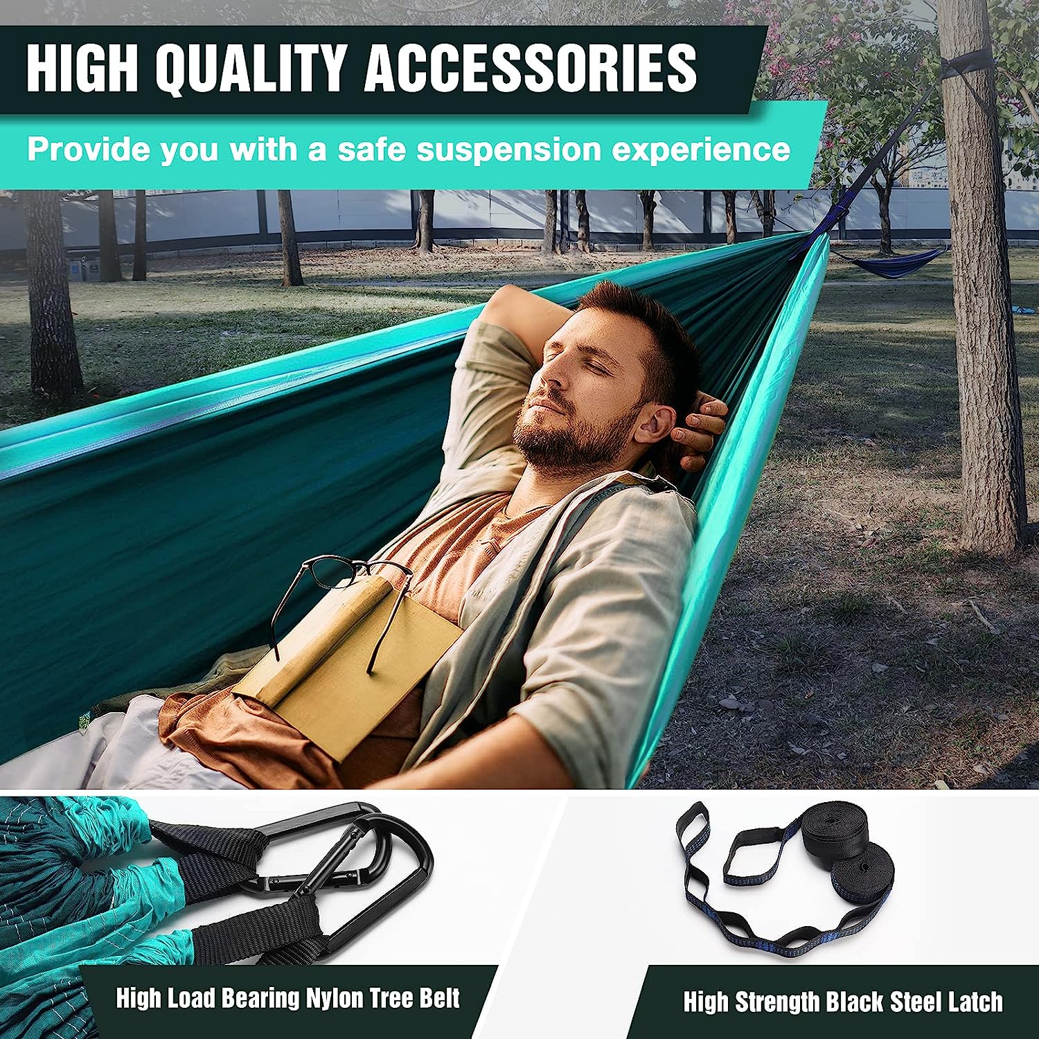 Hamac hikerjoy, din material tip parasuta, ultra usor, ultra rezistent ...