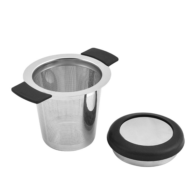 Infuzor de ceai Sunmostar, inox 304, silicon, 4.8x10.3x7.4cm, argintiu ...