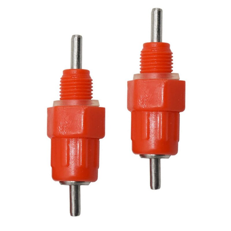 Set 10 adapatoare pentru pui, Sunmostar, Plastic\Inox, Rosu - eMAG.ro