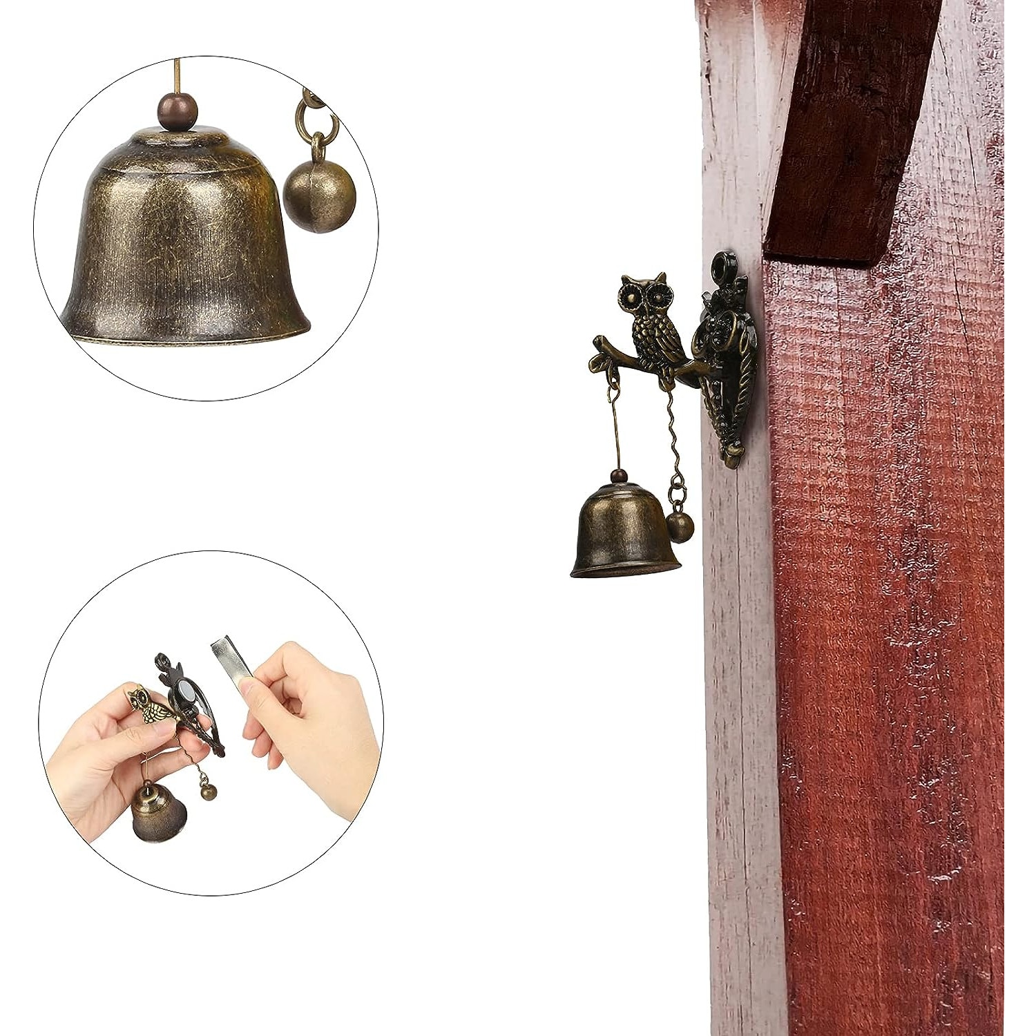 Clopotel de usa, Sunmostar, Fonta, Bronz - eMAG.ro