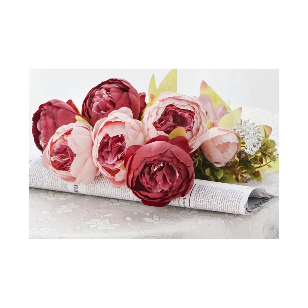 Flori artificiale, Sunmostar, Plastic, Decorativ, Multicolor - eMAG.ro