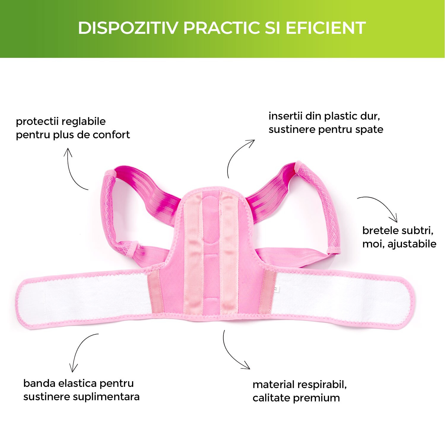 Corector ortopedic de postura pentru copii, zioda smart essentials ...