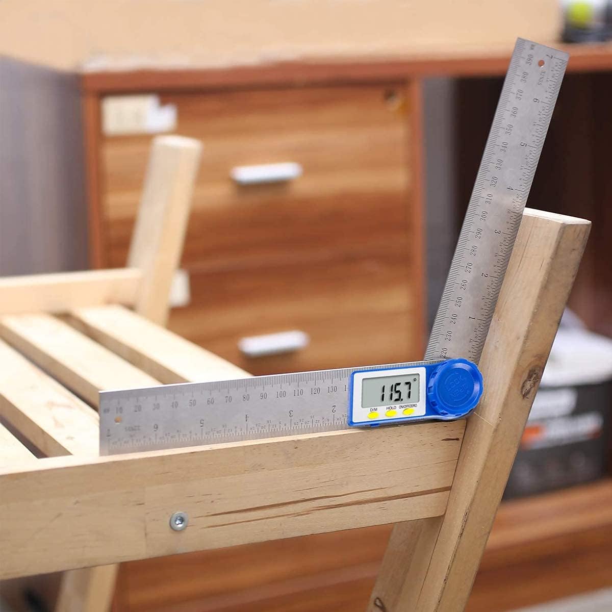 Raportor digital 2 in 1, Sunmostar, Ecran LCD, Argintiu - eMAG.ro