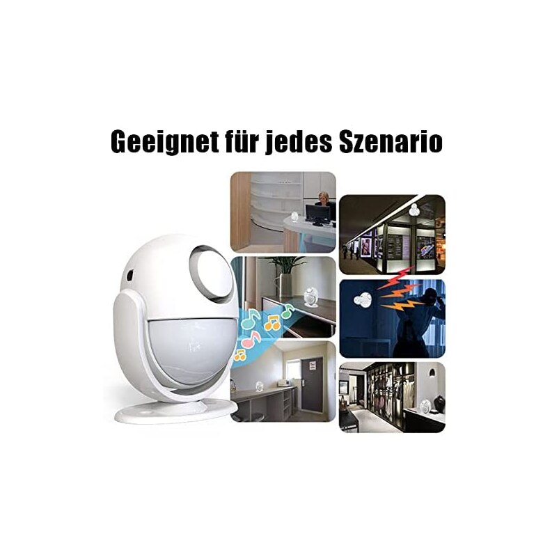 Detector de miscare, Volum alarma 125dB, Senzor infrarosu, 1 set - eMAG.ro