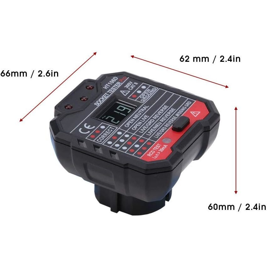 Tester prize, Sunmostar, Afisaj LCD, 48-250 V, Negru - eMAG.ro