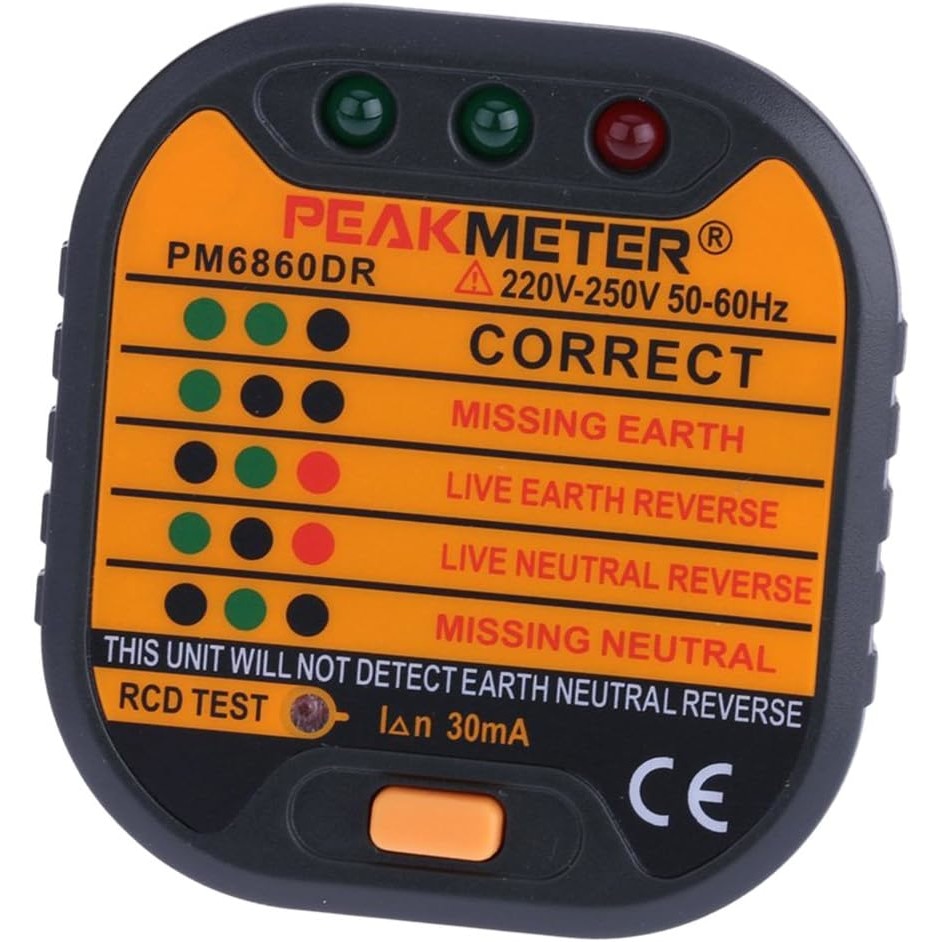 Tester priza, Sunmostar, 220 V, Negru - eMAG.ro