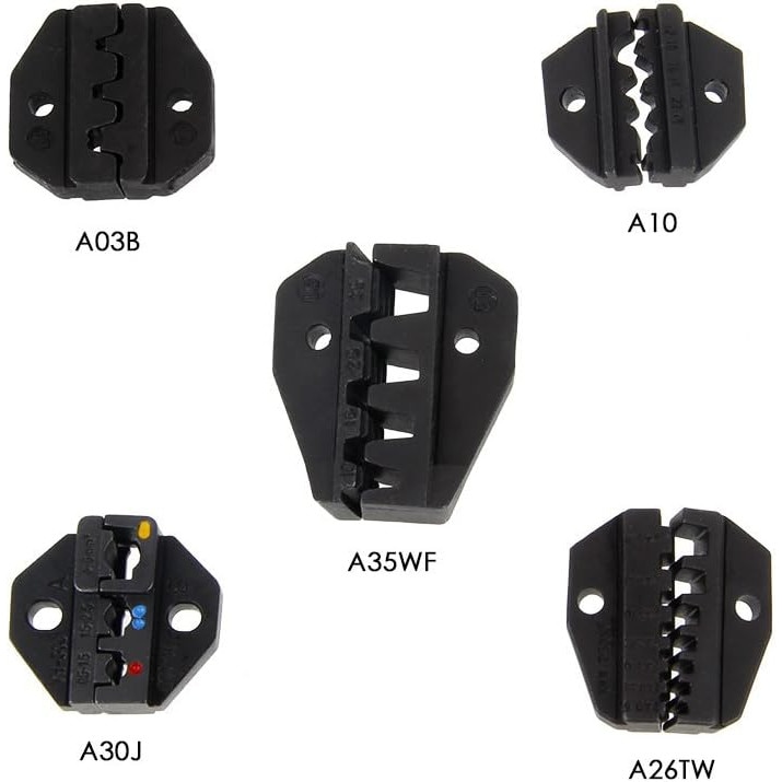 Set Cleste de sertizare pentru cabluri, Sunmostar, cu 5 falci ...