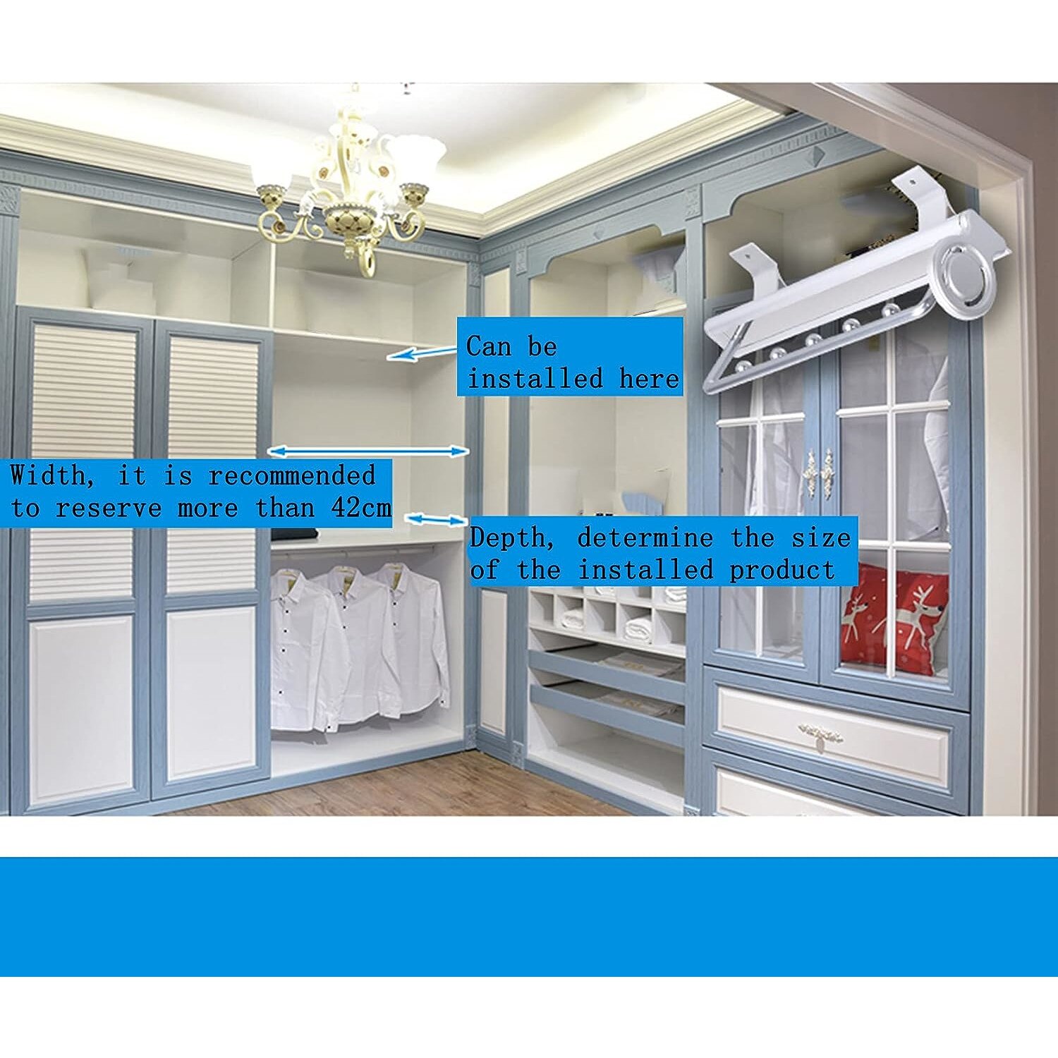 Suport pentru umerase, Sunmostar, Otel/Aliaj, 30cm, Argintiu - eMAG.ro