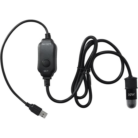 Mini incalzitor de acvariu pentru apa sarata/dulce, Sunmostar, 10 W ...