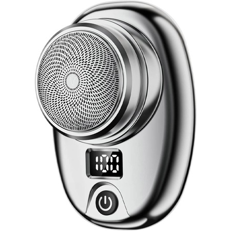 Mini aparat de ras, Sunmostar, Aluminiu, afisaj LCD, reincarcabil ...