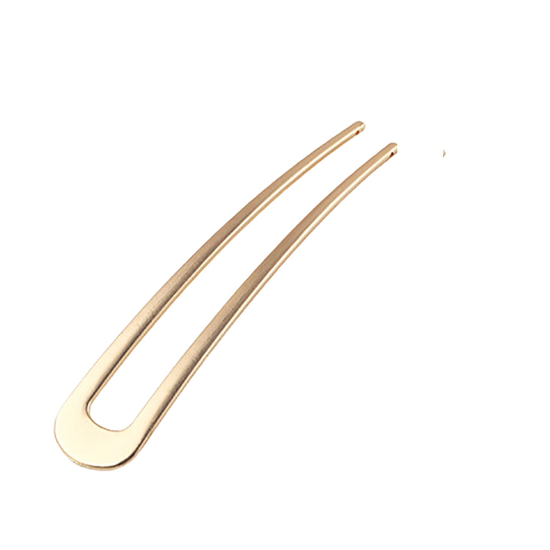 Agrafa par, Metal, 10 cm, Auriu - eMAG.ro