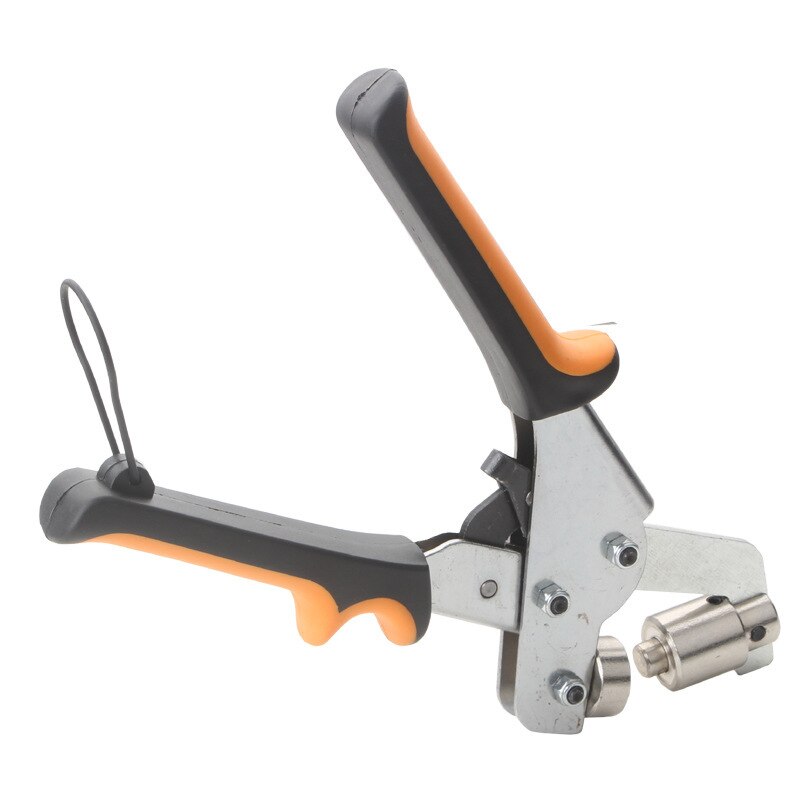 Kit de perforare cu ochiuri, ABS/Metal, Cleste de perforare, Portocaliu ...