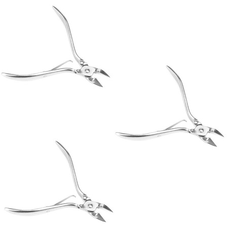 Set 3 clesti cuticule, Sunmostar, Inox, Argintiu - eMAG.ro