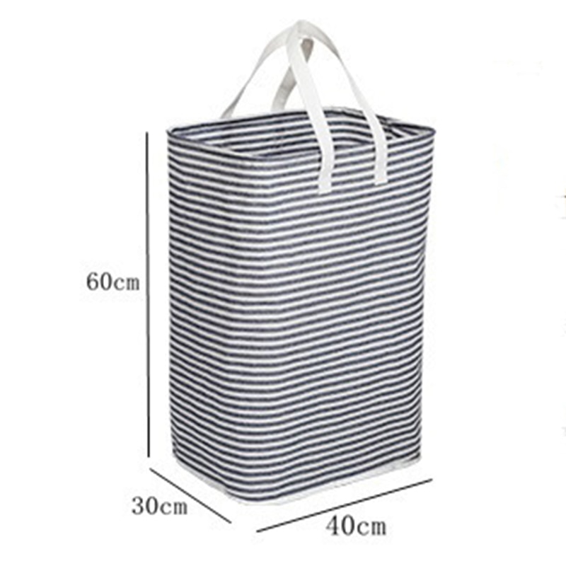 Cos rufe, Sunmostar, Material textil, Gri\Alb - eMAG.ro