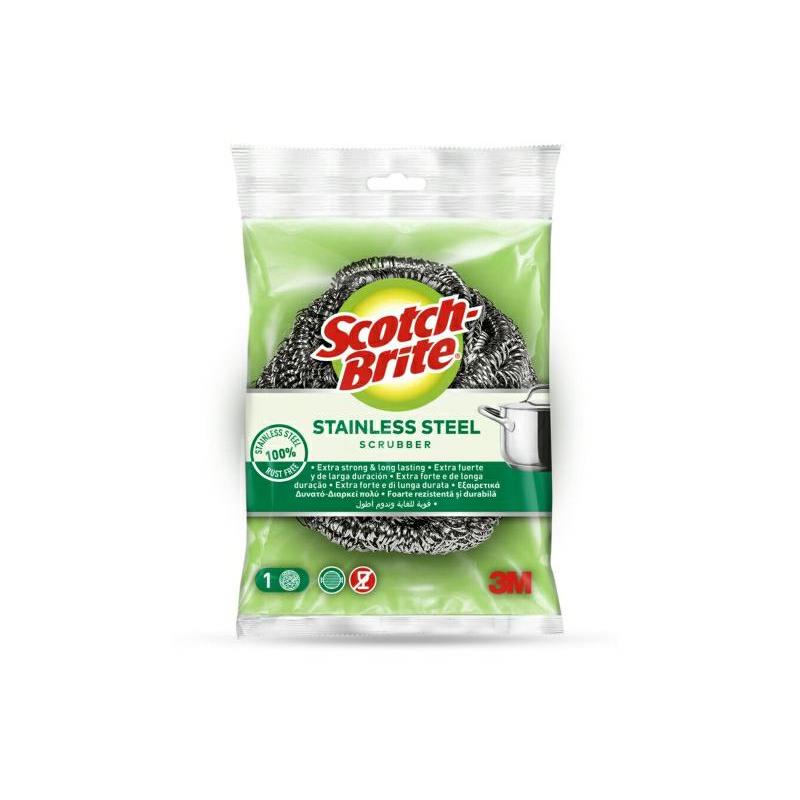 Burete vase spiralat din sarma, Scotch-Brite, Inox, 7.5x5.3x3 cm - eMAG.ro