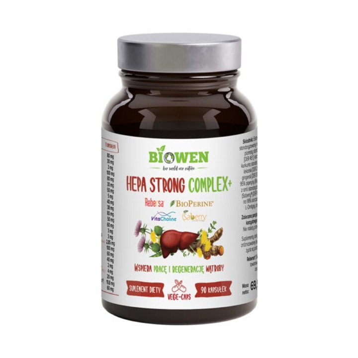 Supliment alimentar pentru sanatatea ficatului, Biowen, Hepa Strong, 90 ...