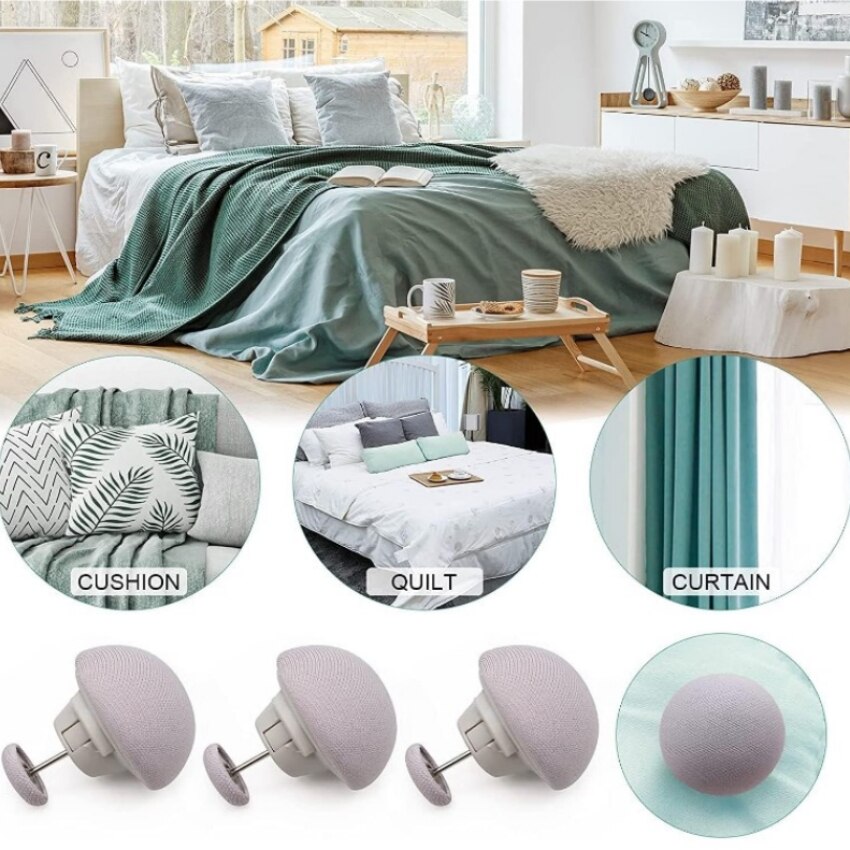 Set de cleme pentru pilota, BOMSTOM, 16 bucati, pentru cuverturi de pat ...