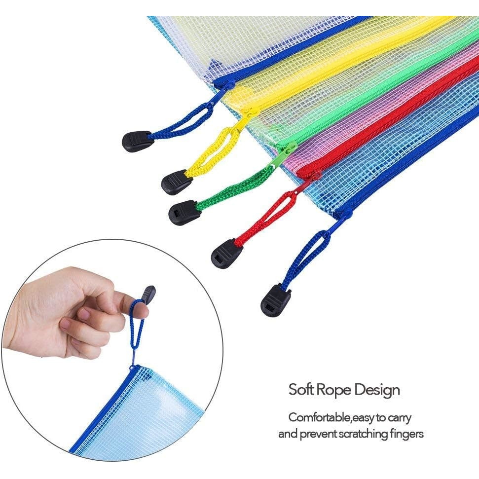 Set 10 mape documente, longziming, PVC, A4, Multicolor - eMAG.ro