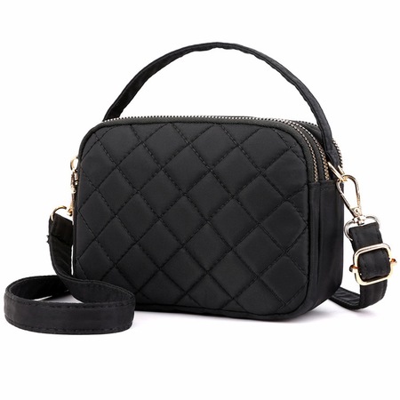 Geanta de umar dama, GelldG, Panza, 17x13x8 cm, Negru - eMAG.ro