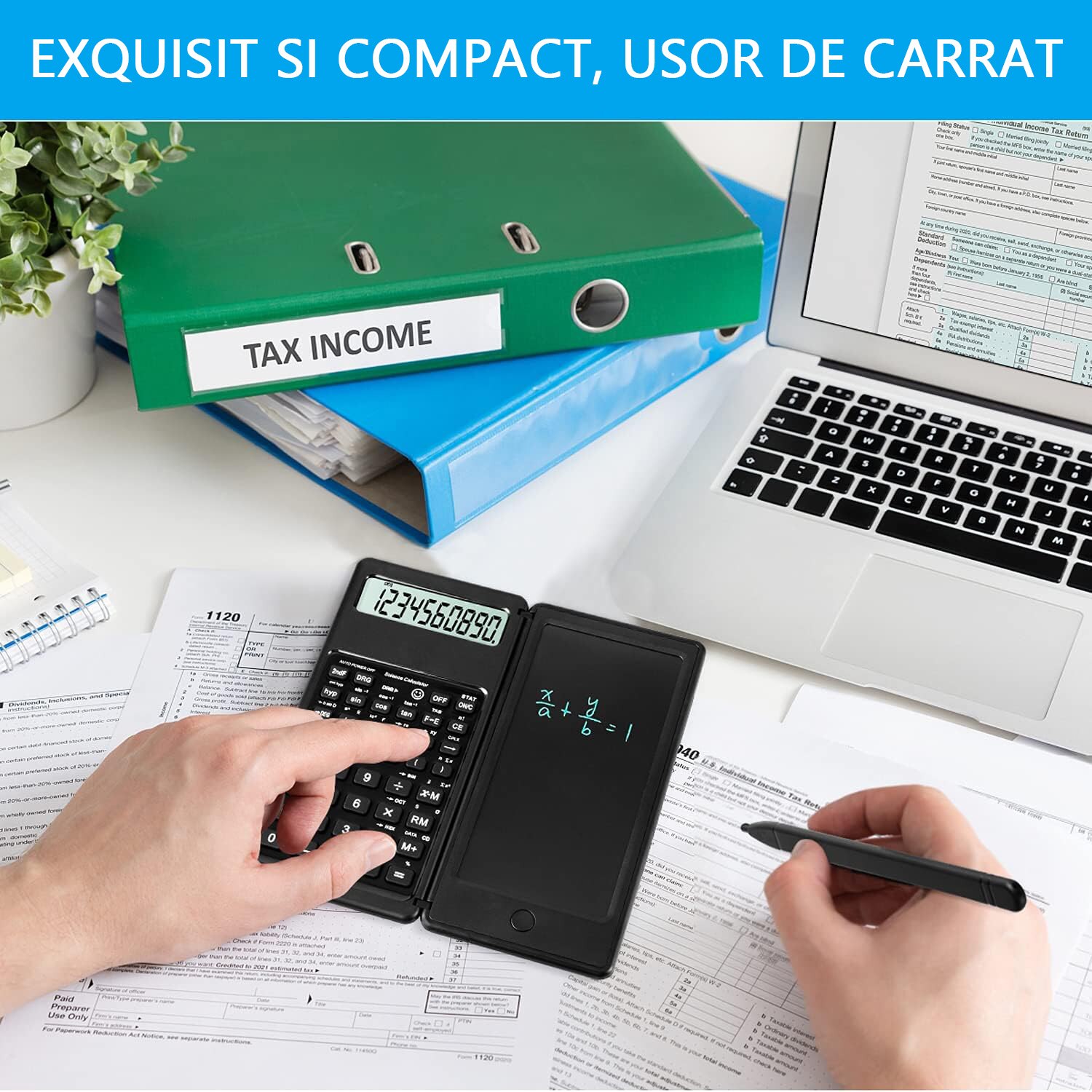 Calculator stiintific, Vaxiuja, Cu tableta pentru scris si creion ...