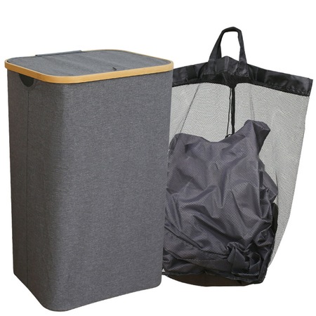 Cos de rufe, Amtok, Panza Oxford, Pliabil, cu capac si sac de rufe ...