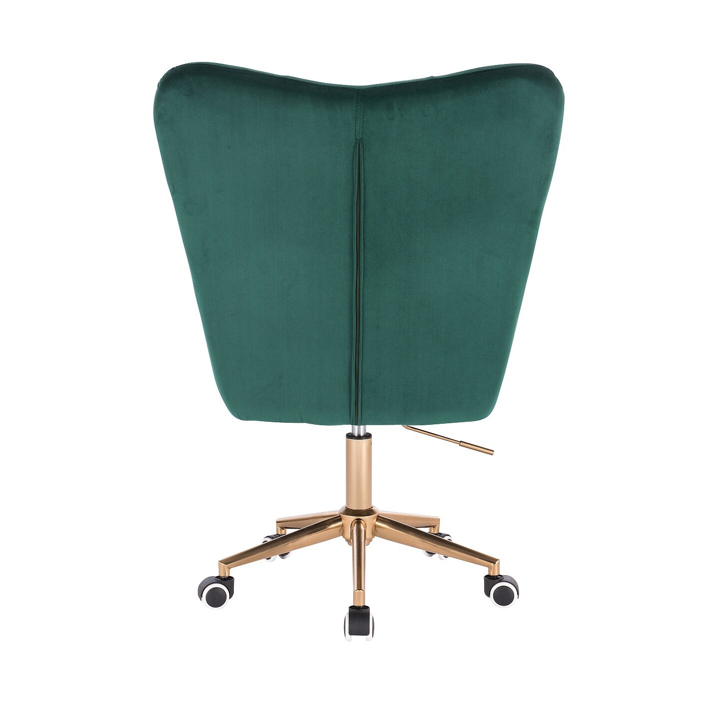 Scaun de birou, Votana, HR650K, Catifea, Baza Aurie, Verde, 53x40x55 cm ...