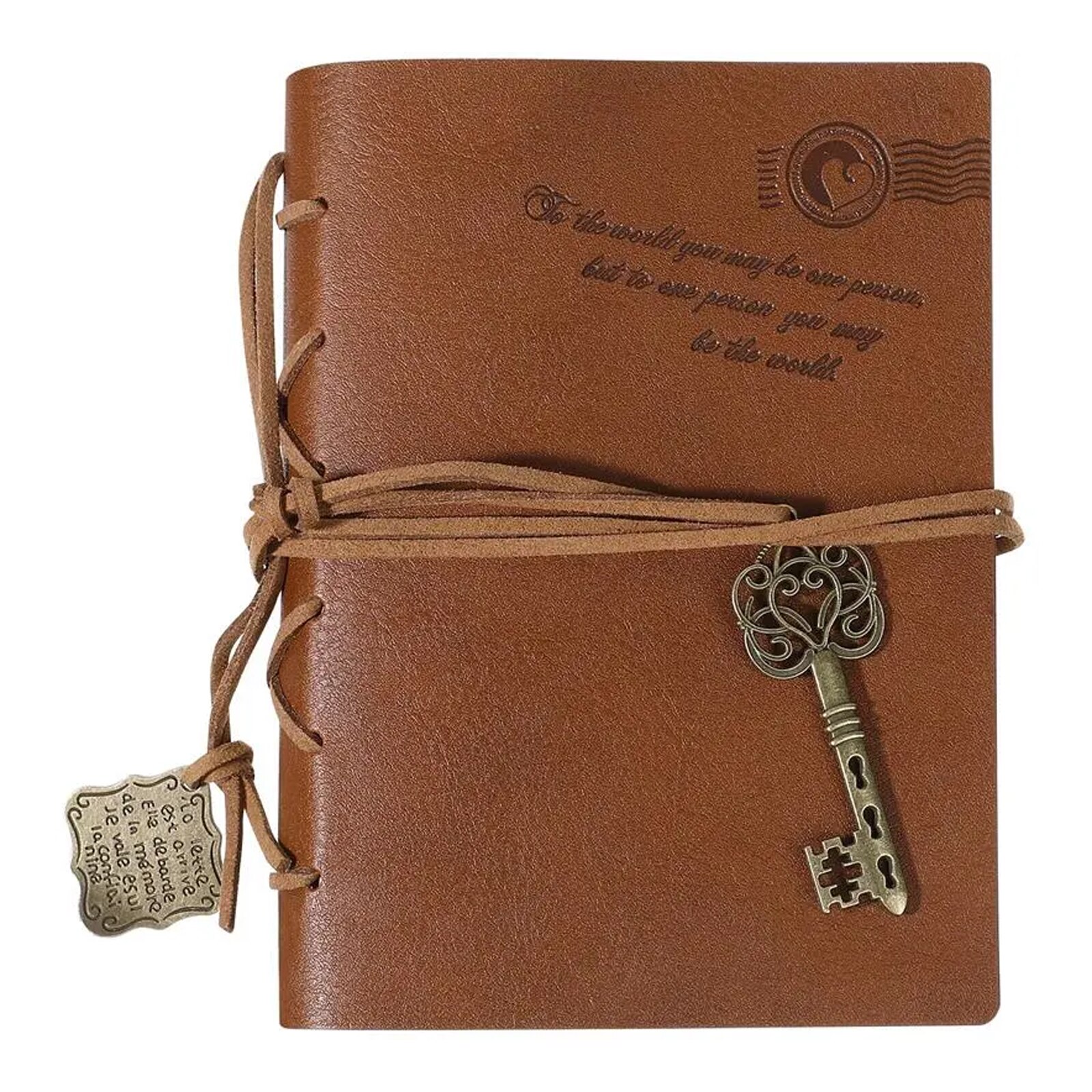 Agenda vintage de calatorie A6, Darklove, Coperta din piele, Clasic ...