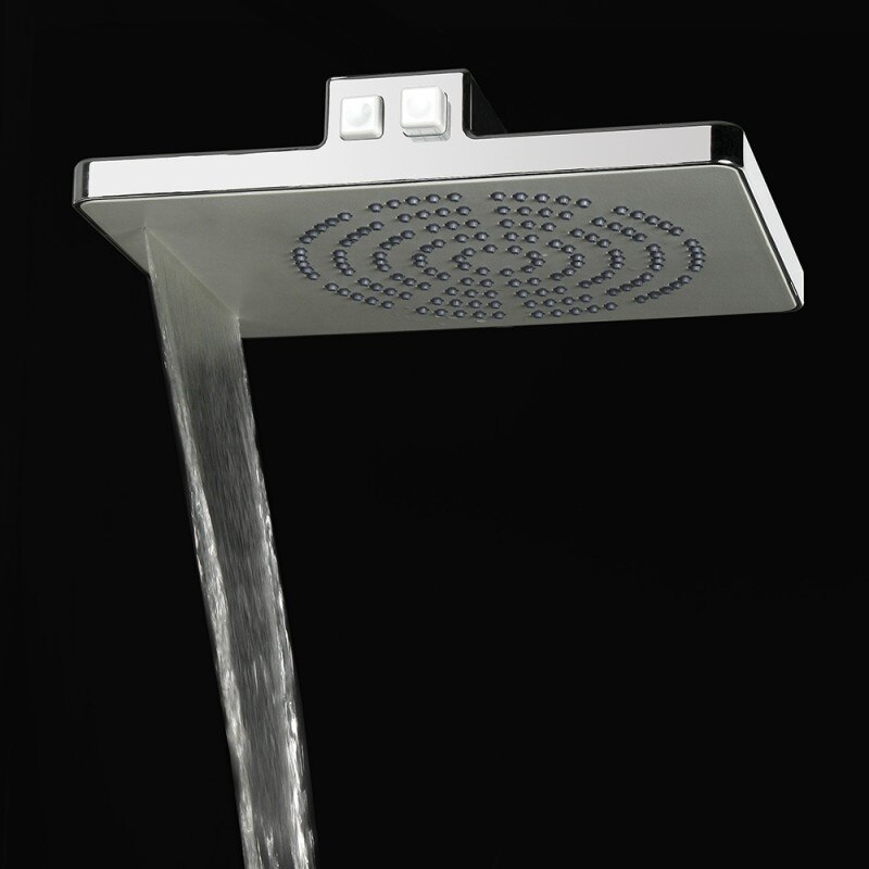 Стационарна душ глава, Интер Керамик, ICH 2318C, ABS, хром, 2 функции ...