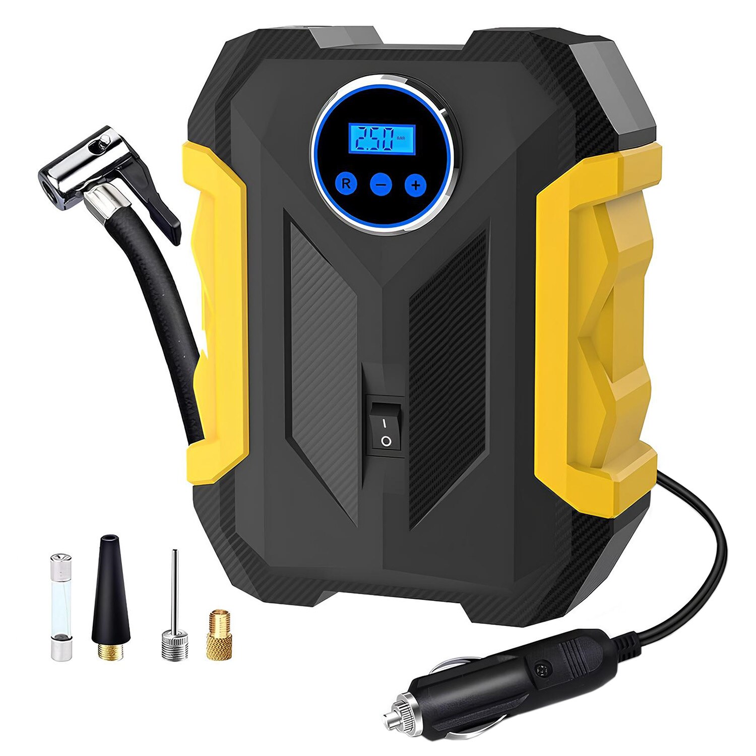 Compresor de aer auto, Sundiguer, Digital, 35L/min, 120W, DC12V, 150PSI ...