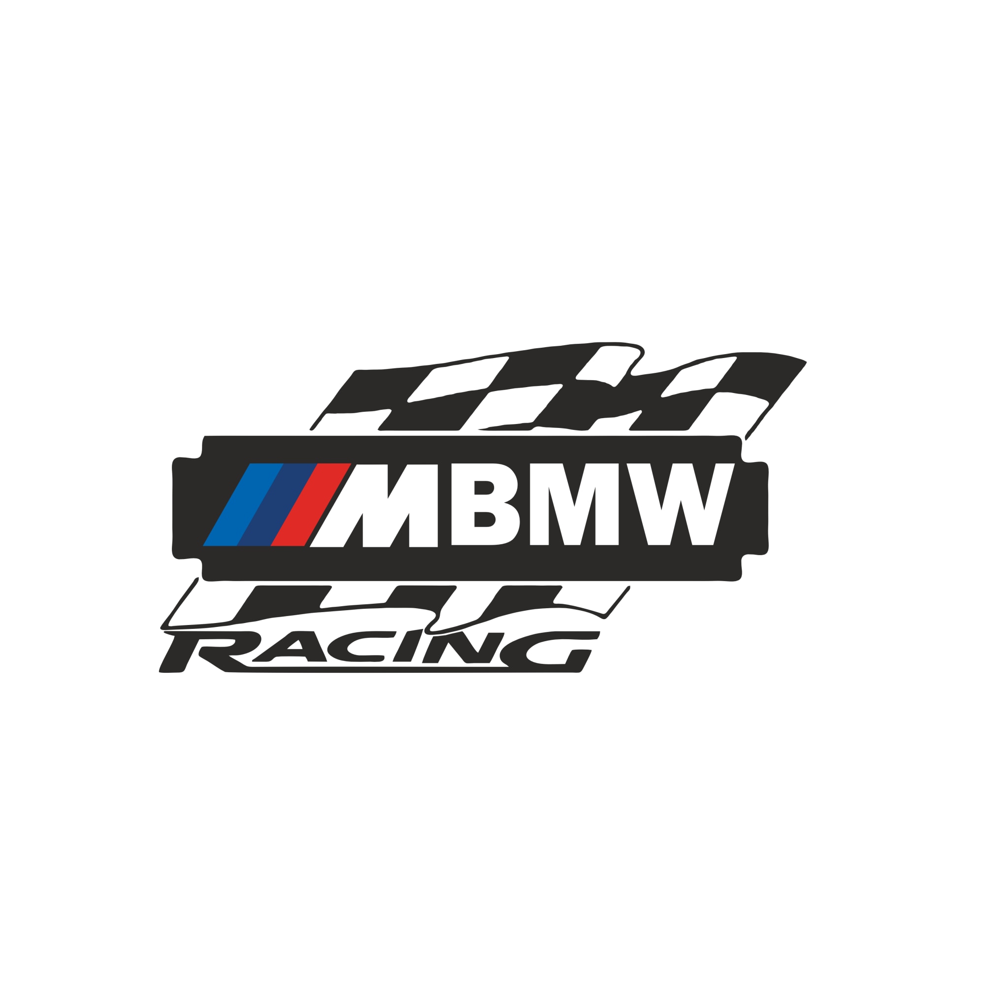 Sticker auto BMW, M racing, negru, 20,4 x 40 cm - eMAG.ro