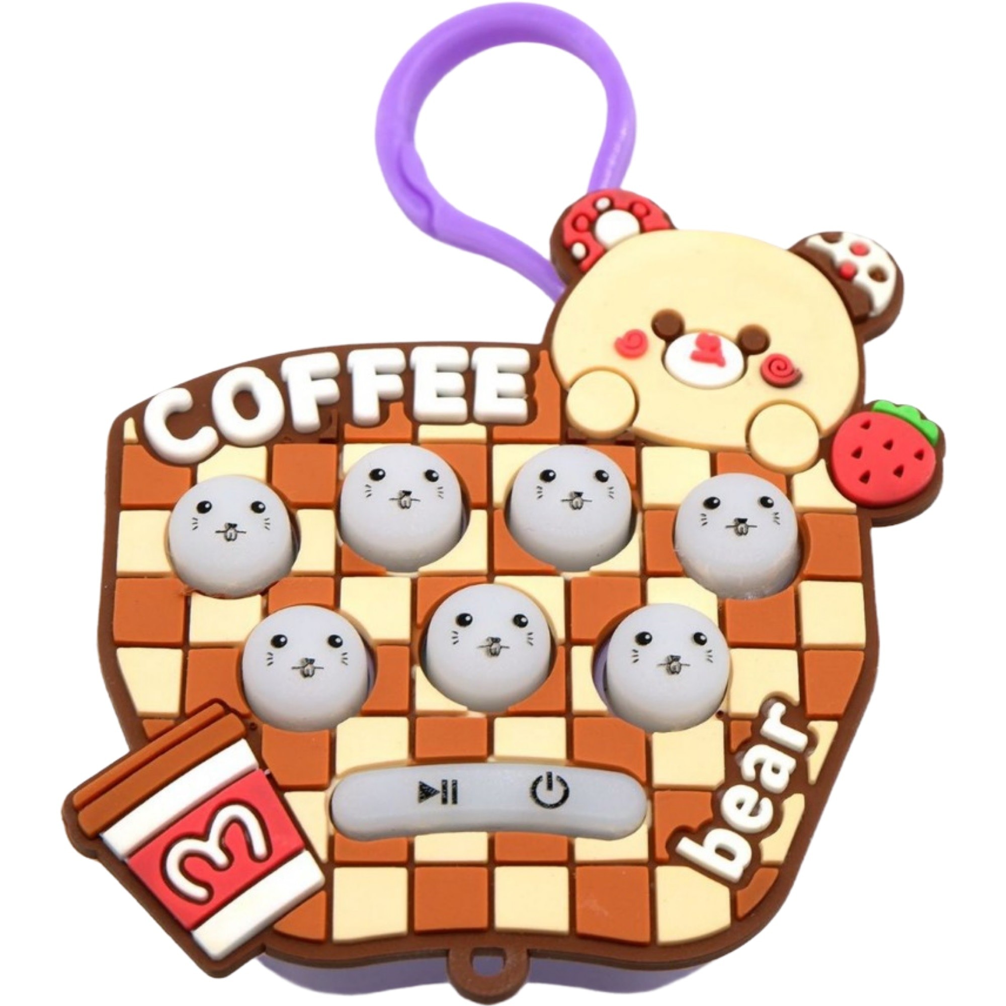 Jucarie pentru copii portabila Flippy, joc Gopher, cu lumini si muzica ...