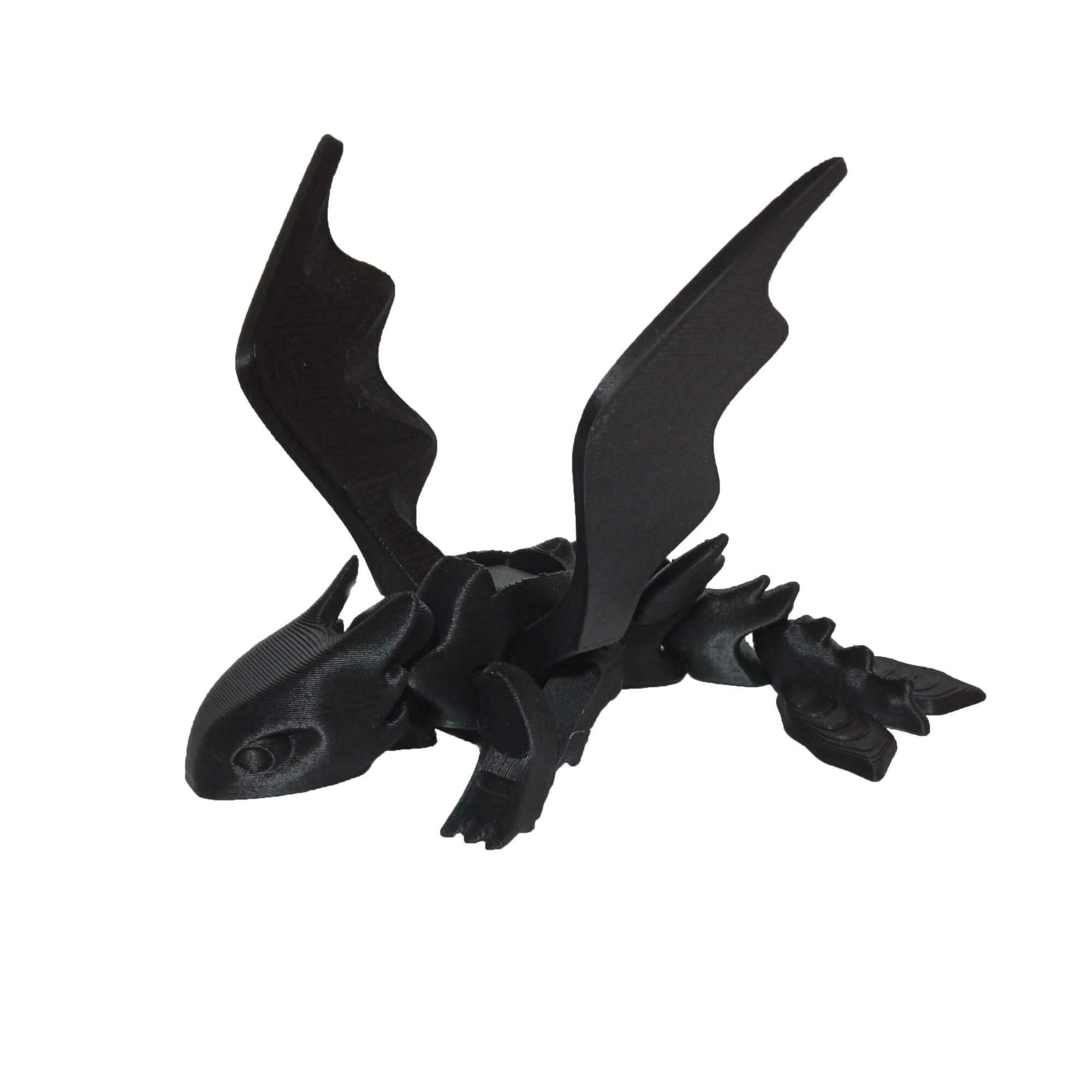 Figurina articulata Dragon Night Fury (Stirbul) 15 cm printat 3D - eMAG.ro