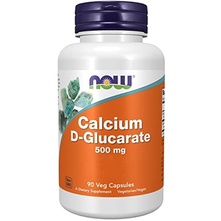 Now Foods Calciu D-Glucarat, 500 mg, doza mare, 90 capsule vegane ...