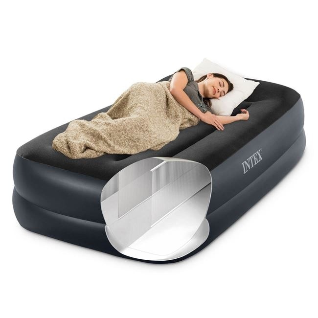 Saltea Gonflabila cu Pompa Incorporata 99x42x191cm, Greutate suportata ...