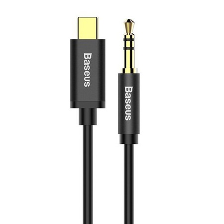 Cablu Adaptor Audio USB Type-C la Aux Jack 3.5mm, Baseus CAM01-01, 1.2m ...