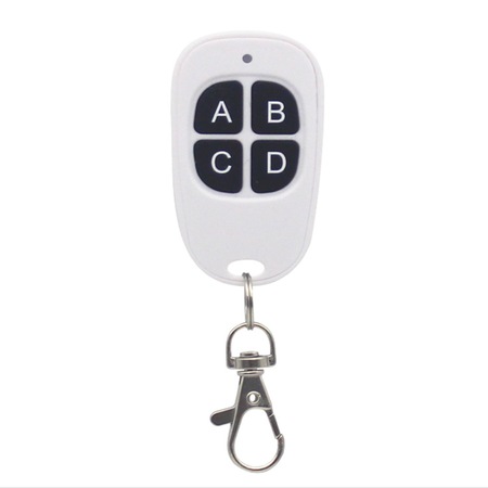 Telecomanda universala pentru porti/usi garaj, 433MHz, 100 m, Alb/Negru ...