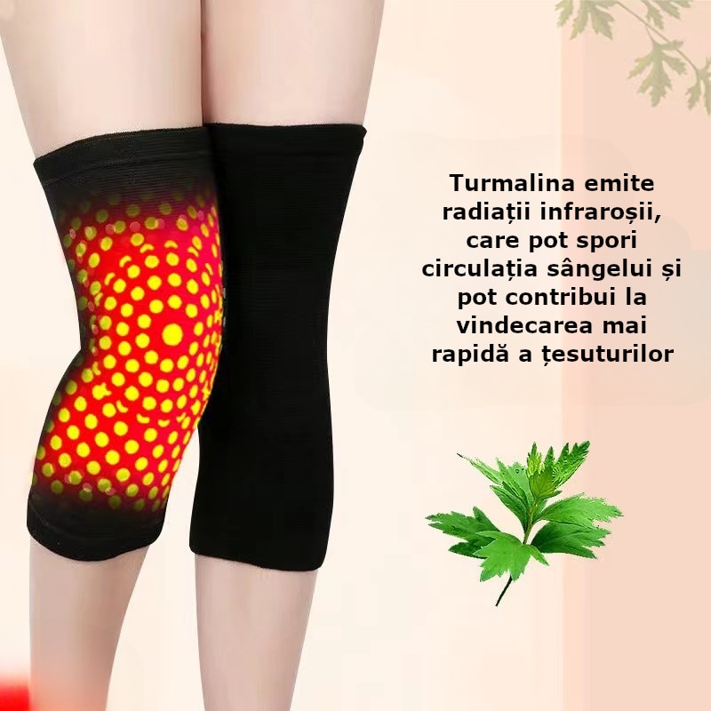 Set genunchiere cu turmalina, elastice, usoare de purtat, auto ...
