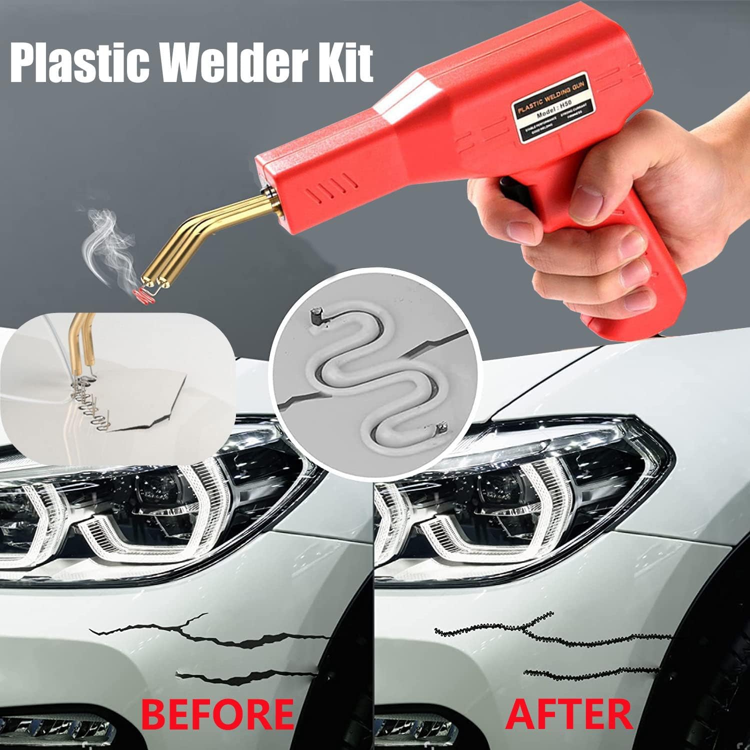 Професионална машина за заваряване на пластмаси JENUOS, 800 армиращи ...