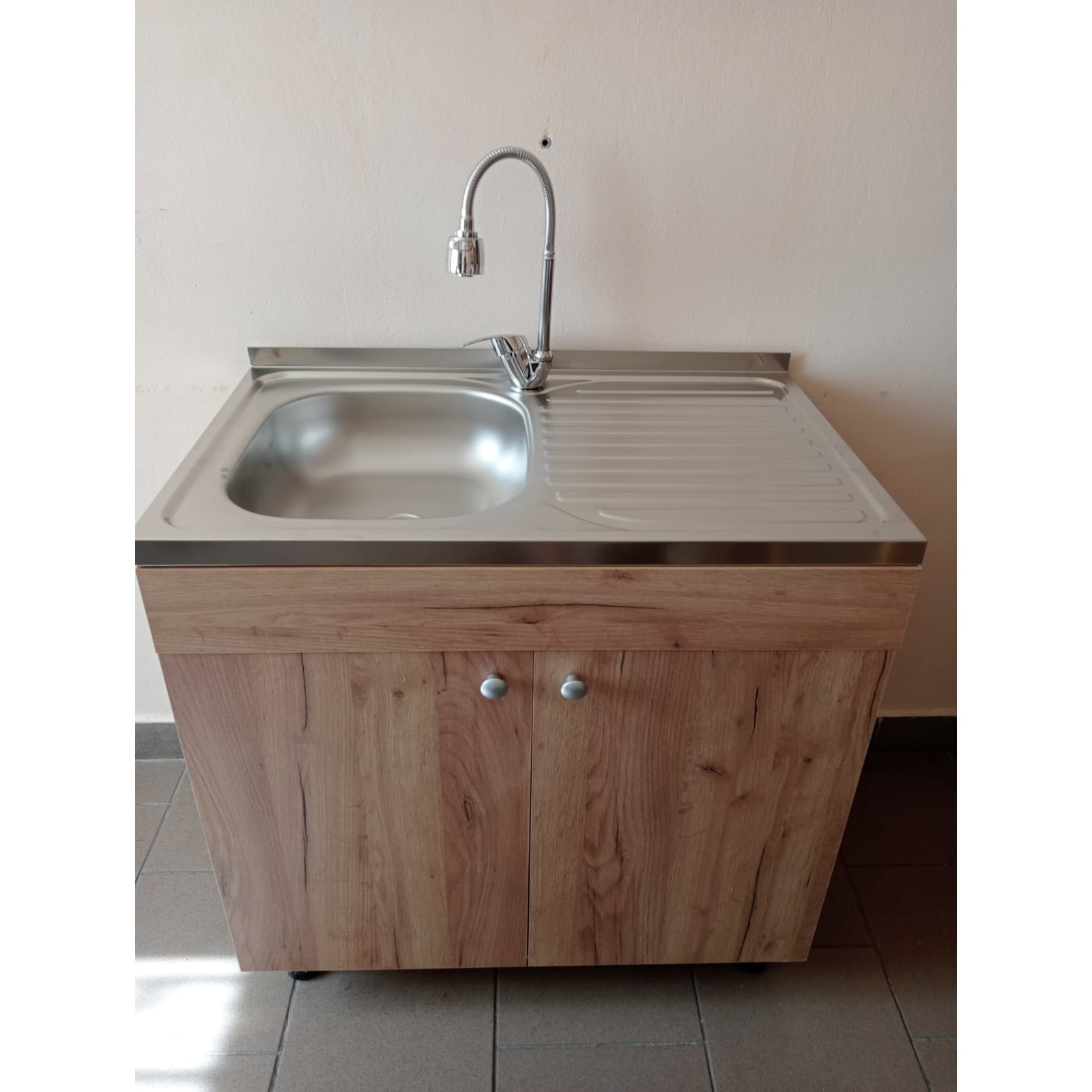 Set, Masca Chiuveta Stejar-Sonoma, Raulconstruct, 80 cm X 50 cm X 80 cm ...