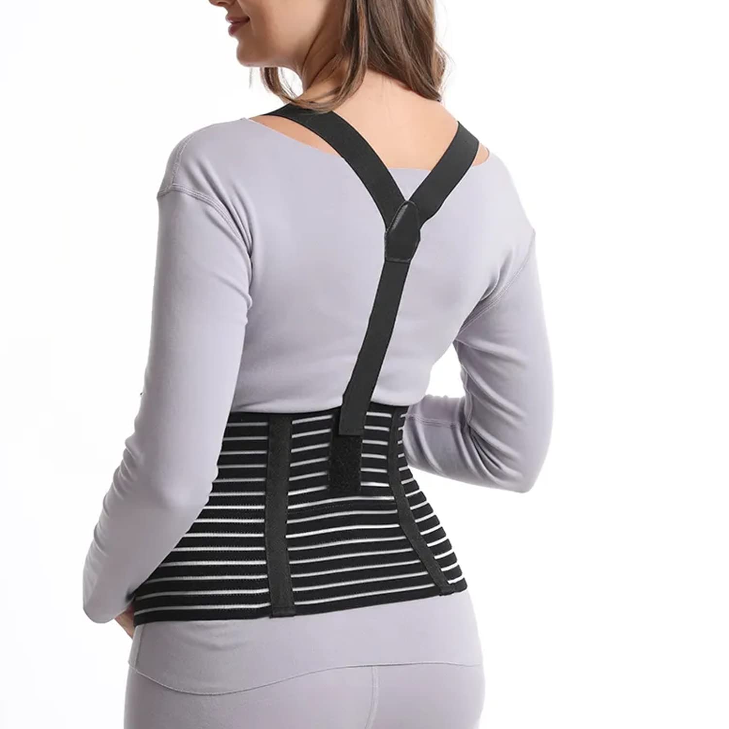 Centura Gravide Ajustabila Neagra Abdominala Elastica, Corset Lombar ...