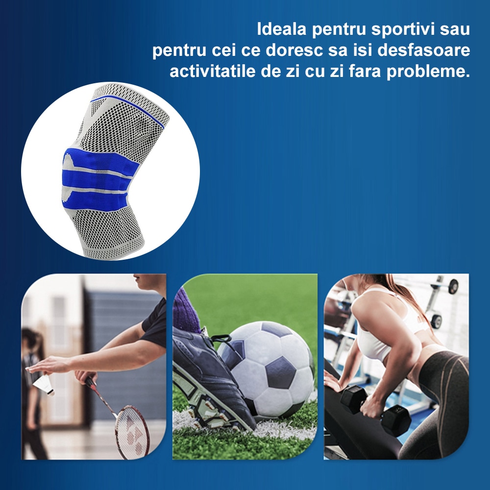 Orteza Pentru Protectie Genunchi GREATON, Elastica, Flexibila, Pernita ...