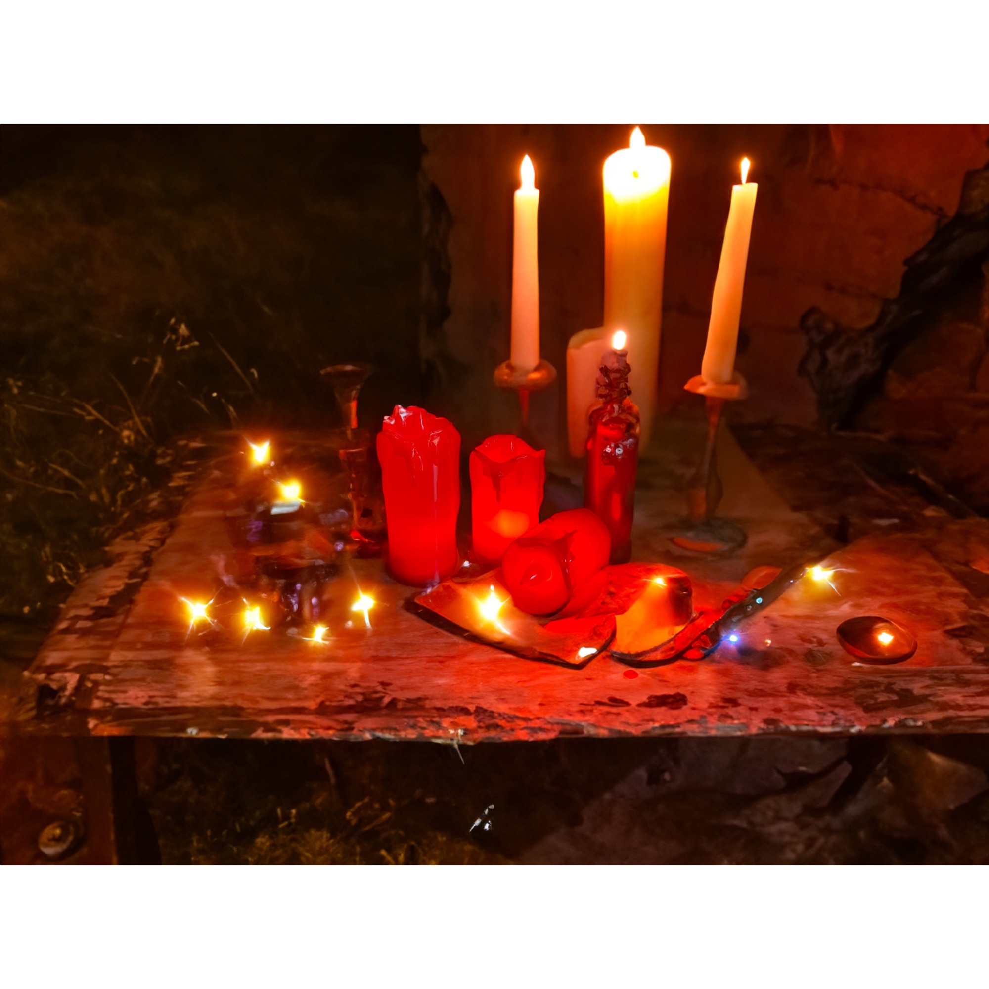 Set de 3 Lumanari LED cu Flacara Constanta si Efect de Ceara MIRAZA ...