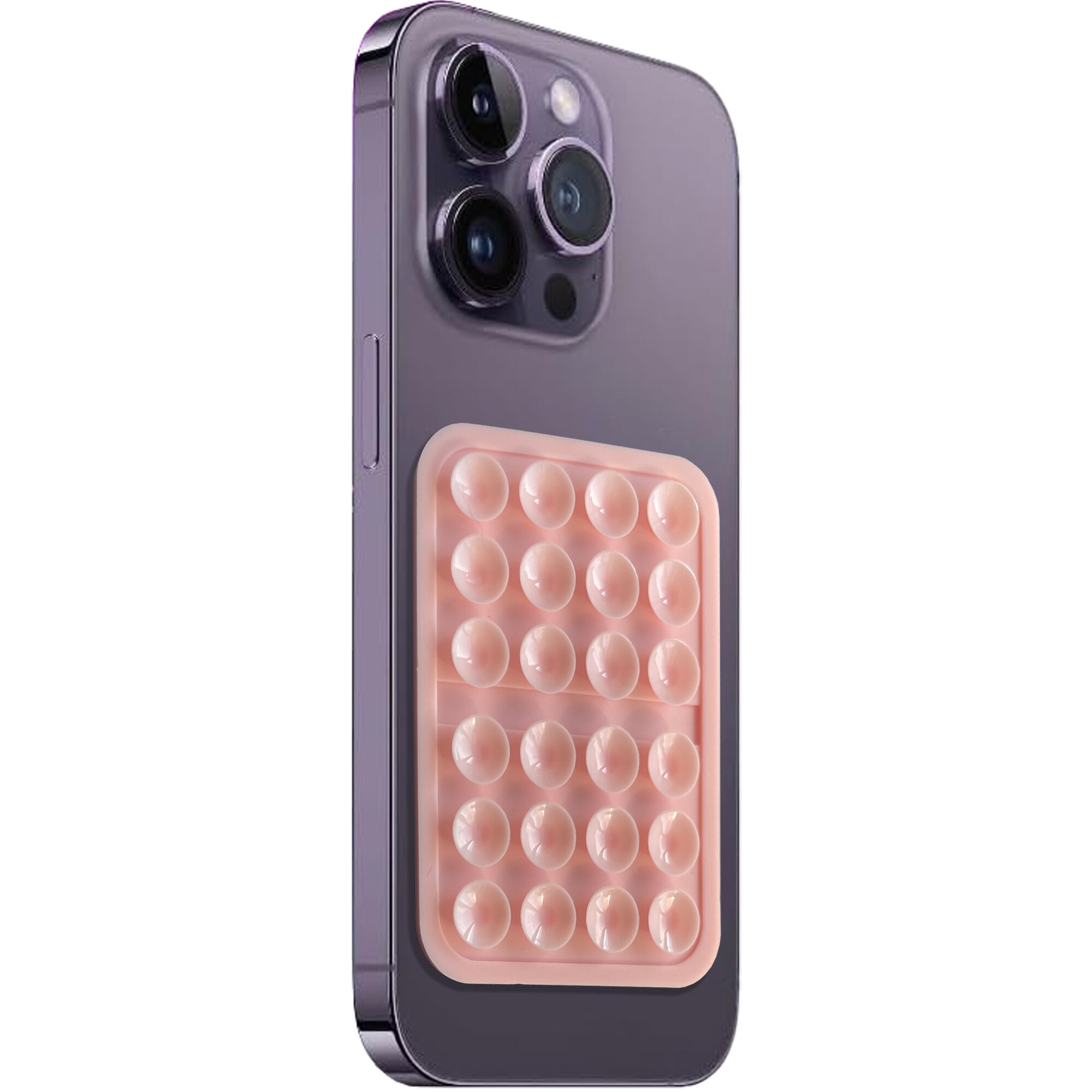 Suport Adeziv din Silicon cu Ventuze pentru Carcasa Telefon - Accesoriu ...