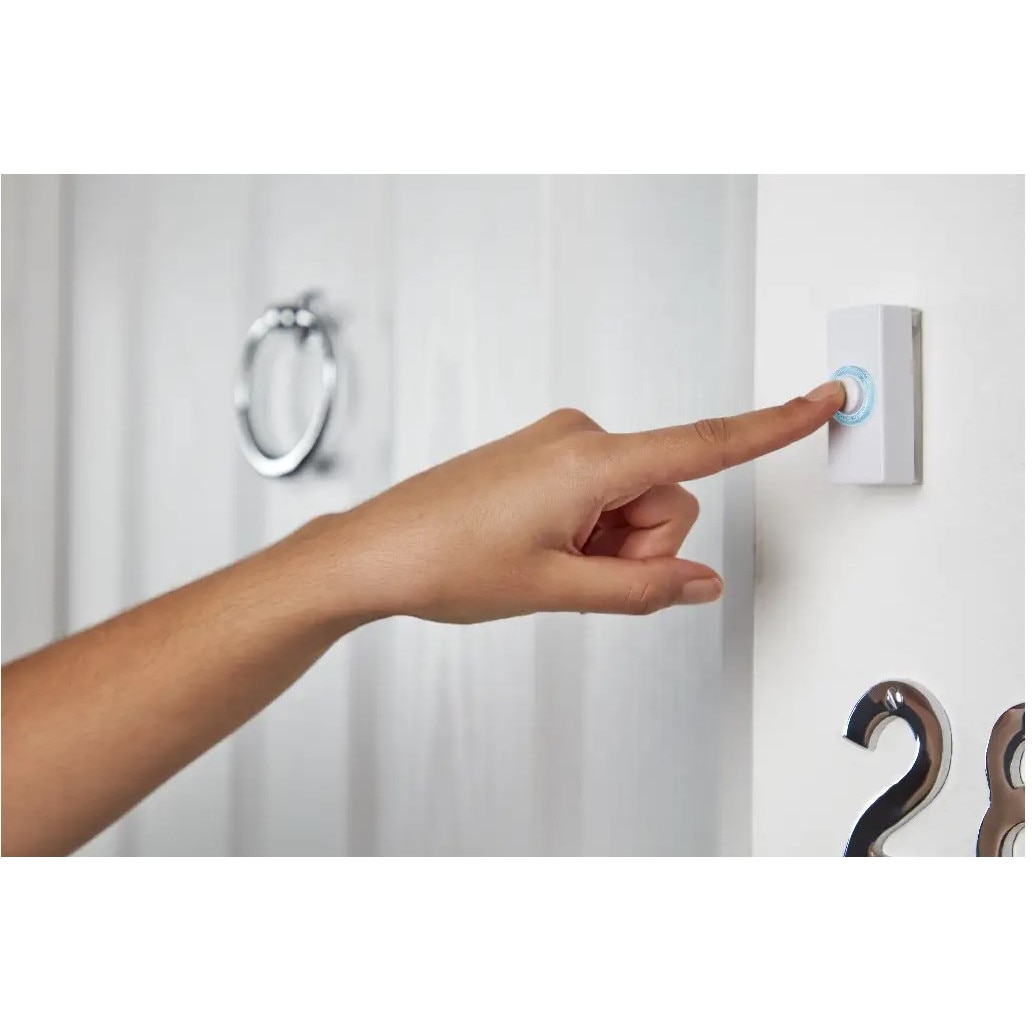 Buton Sonerie Iluminat cu Fir Blyss - 55 x 139 x 33 mm, iluminarea 8 V ...