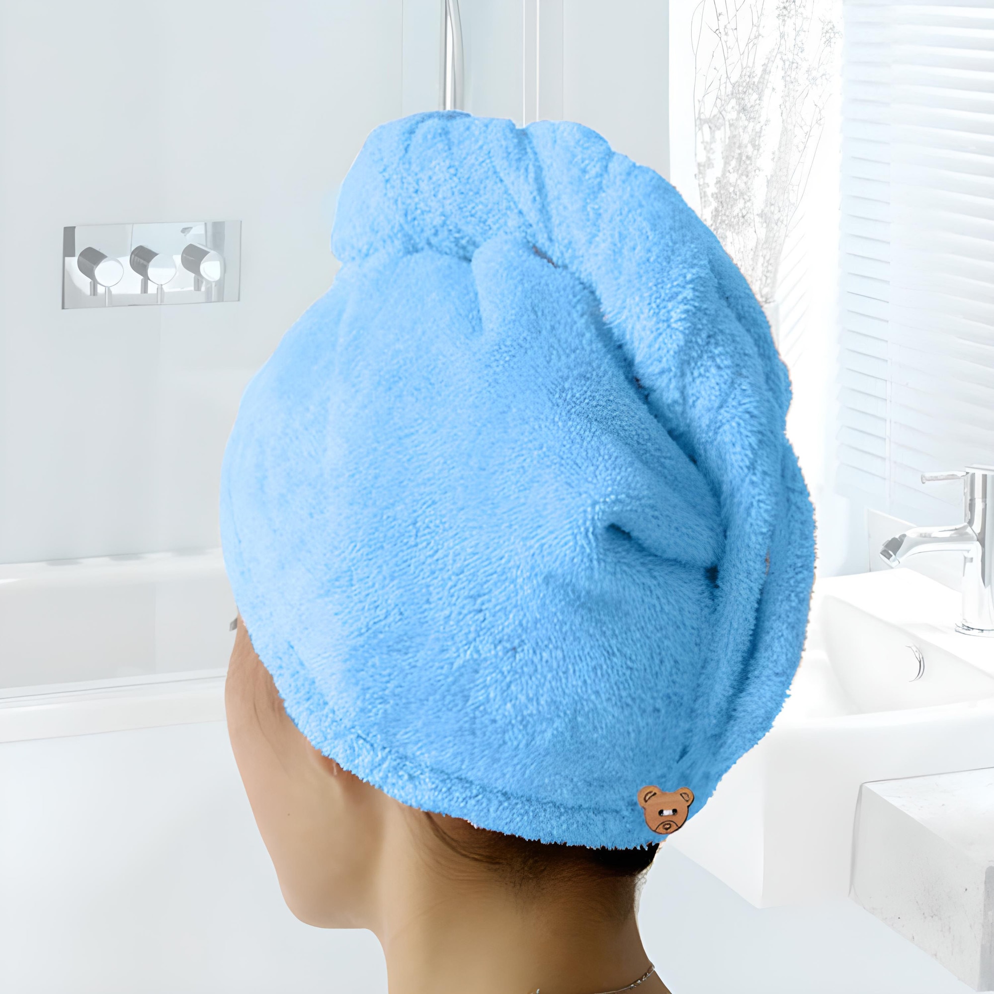 Prosop De Cap RETOO BeautyCare, Turban Pentru Par, Din Microfibra ...